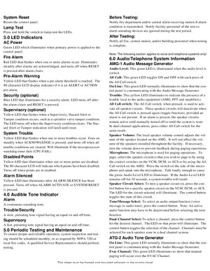 Notifier AFC-600 Operating Instructions Manual 1999 | FACP Manuals